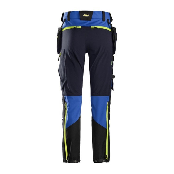 6940 Spodnie Stretch FlexiWork+ z workami kieszeniowymi kolor niebiesko ...